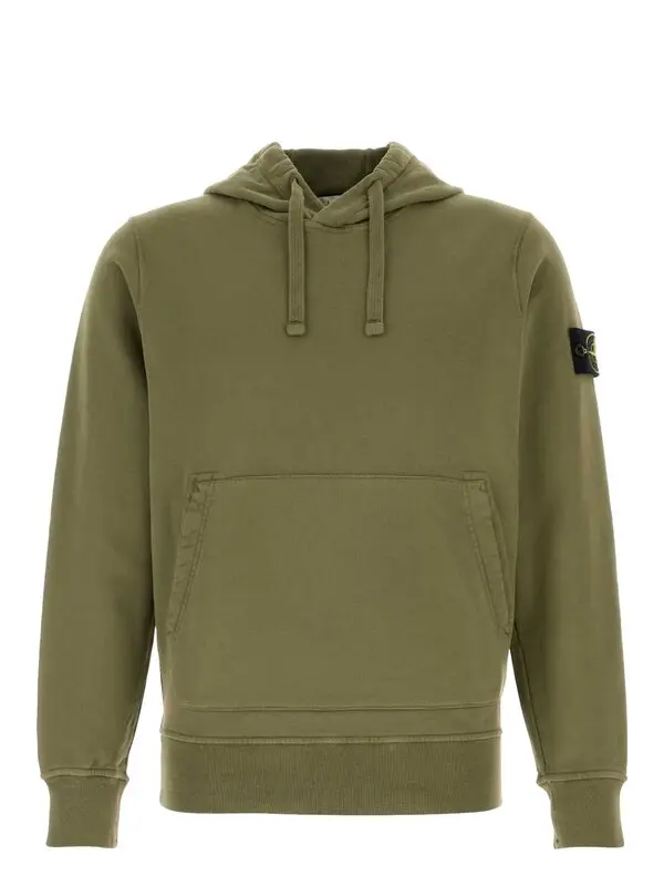 Stone Island Army Cotton Sweatshirt - Green