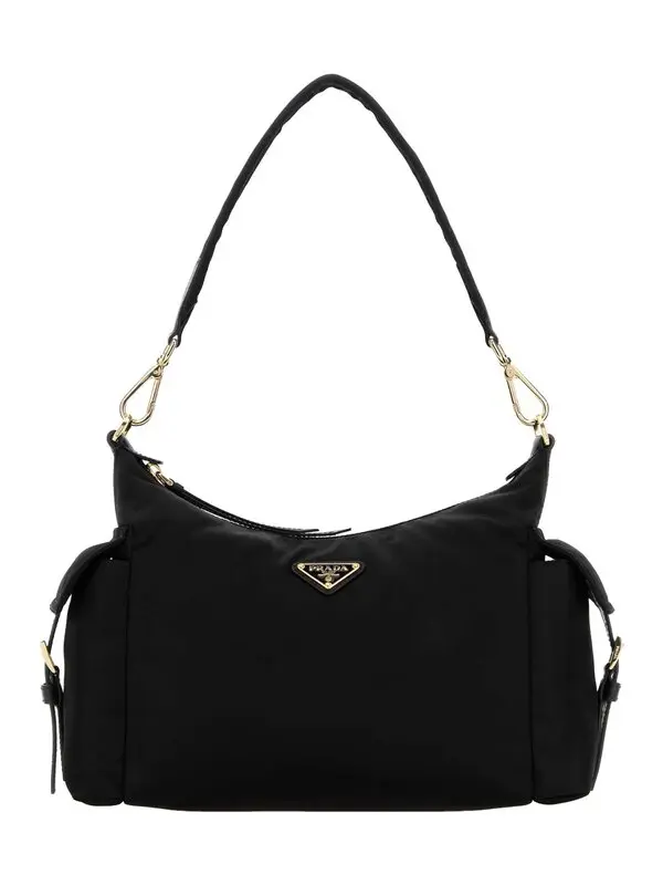 Prada Re-nylon Shoulder Bag - Black