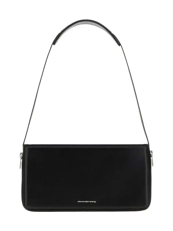 Alexander Wang Leather Mini Siren Shoulder Bag - Black