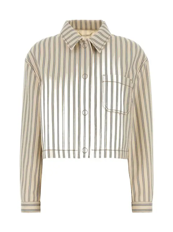 Fendi Embroidered Denim Jacket - Multicolor