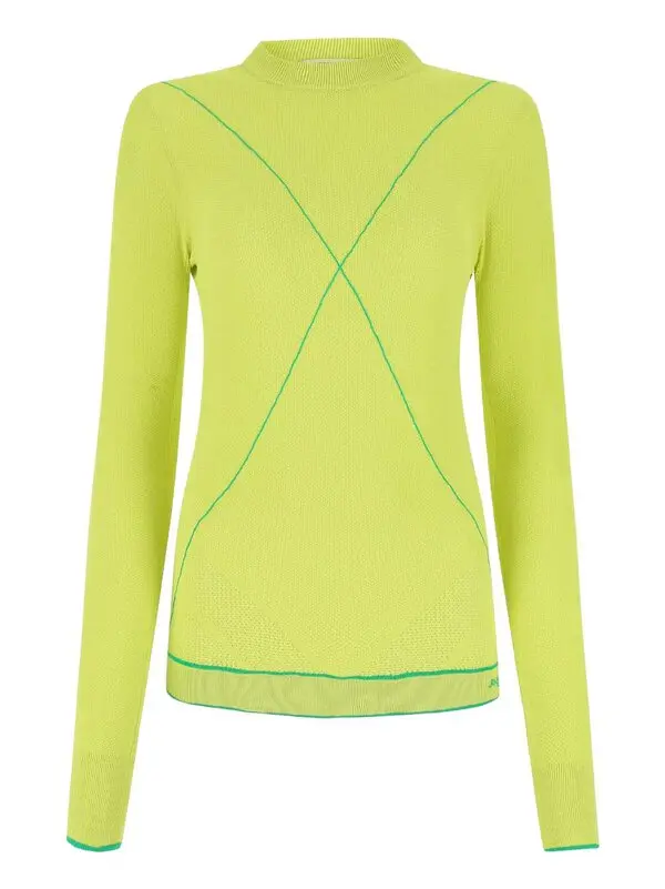 Bottega Veneta Acid Viscose Blend Sweater - Green