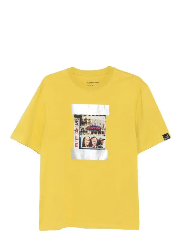 Martine Rose Graphic Print T-shirt - Yellow