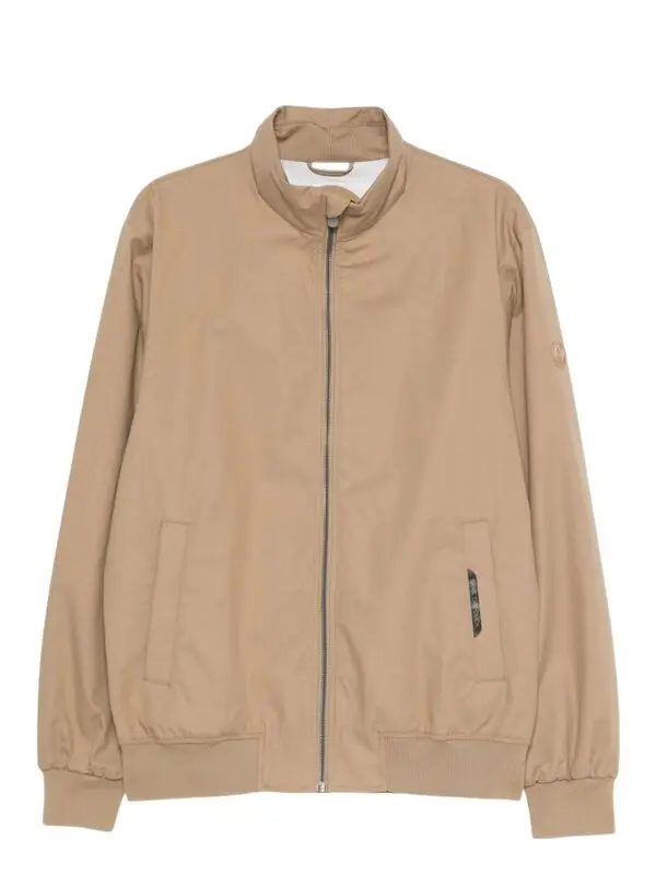 SAVE THE DUCK High-neck Long-sleeve Casual Jacket - Nude
