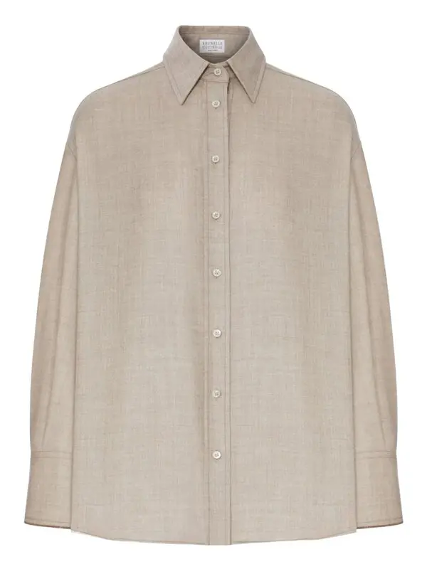 Brunello Cucinelli Cashmere Long-sleeve Shirt - No