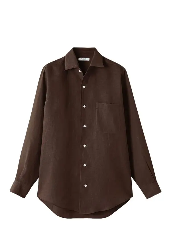 Loro Piana Long-sleeved Shirt - Black