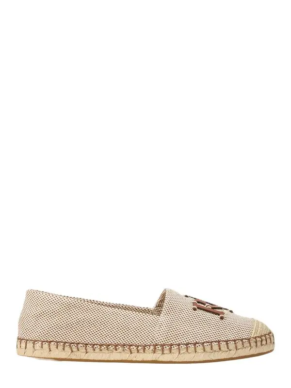 Ralph Lauren Cameryn Logo Espadrilles - Nude