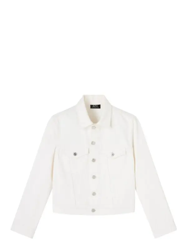 A.p.c. Denim Dion Jacket - White