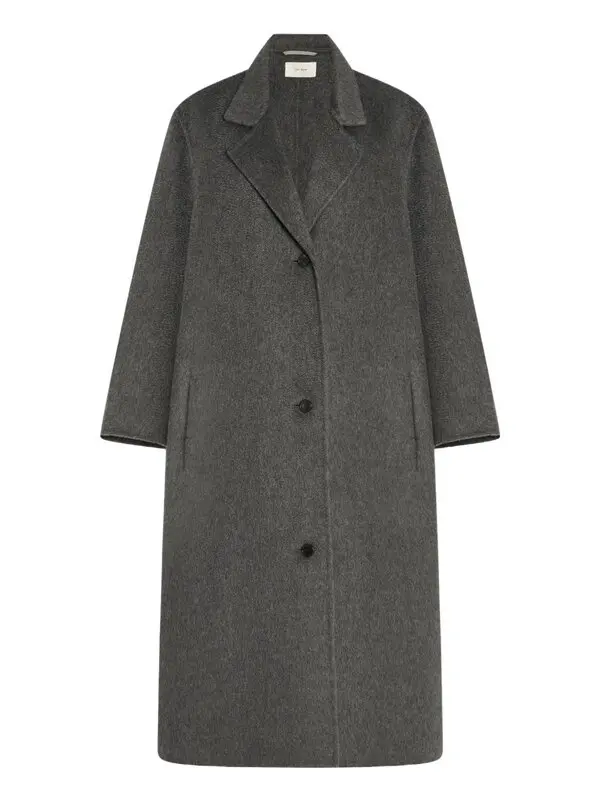THE ROW Gustaf Coat In Cashmere - Grey