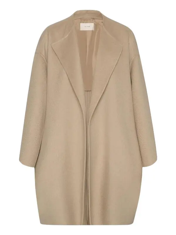 THE ROW Verlain Cashmere Coat - Light Lime