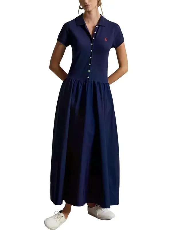 Polo Ralph Lauren Cotton Button-up Dress - Blue