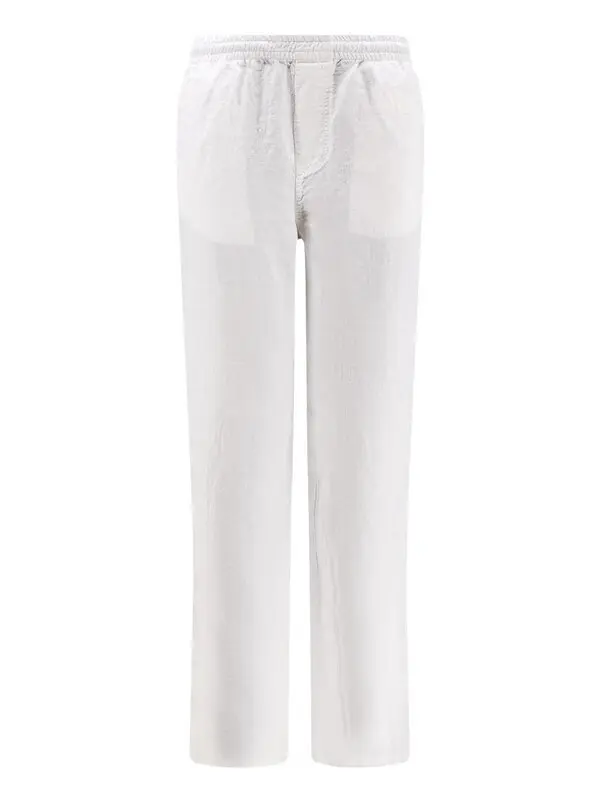 Aspesi Elastic Waist Casual Pants - White
