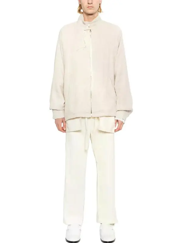 MIDORIKAWA Zip-up High-neck Shirt - Neutrals