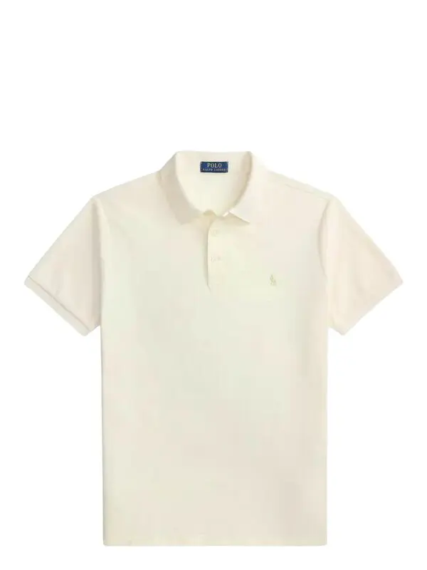Polo Ralph Lauren Honeycomb Mesh Polo - Neutrals