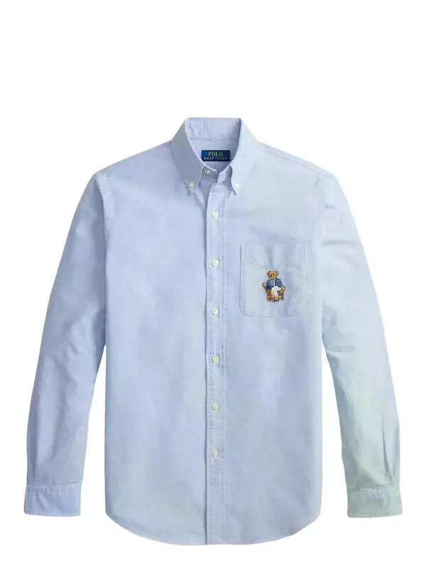 Polo Ralph Lauren Oxford Bear -motif Shirt - Blue