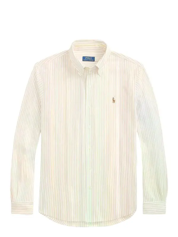 Polo Ralph Lauren Stripe-patern Buttoned Shirt - Neutrals