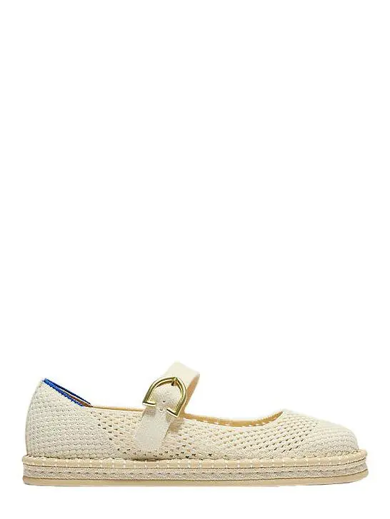 Rothy's The Espadrille Mary Jane Flats - Ivory