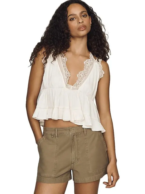 Citizens Of Humanity Marcella Cotton Utility Shorts - Bezel