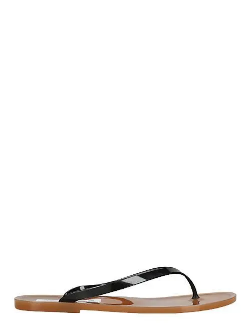 Christopher Esber Pvc Flip Flops With Open Round Toe - Bronze Com