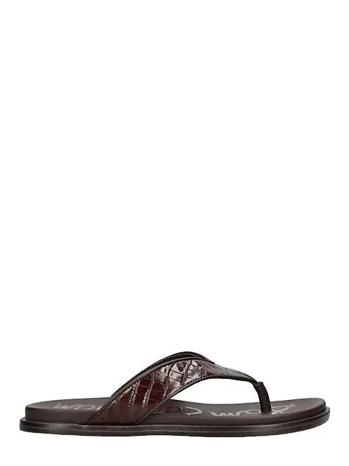 Sam Edelman Lila Leather Sandals - Brown