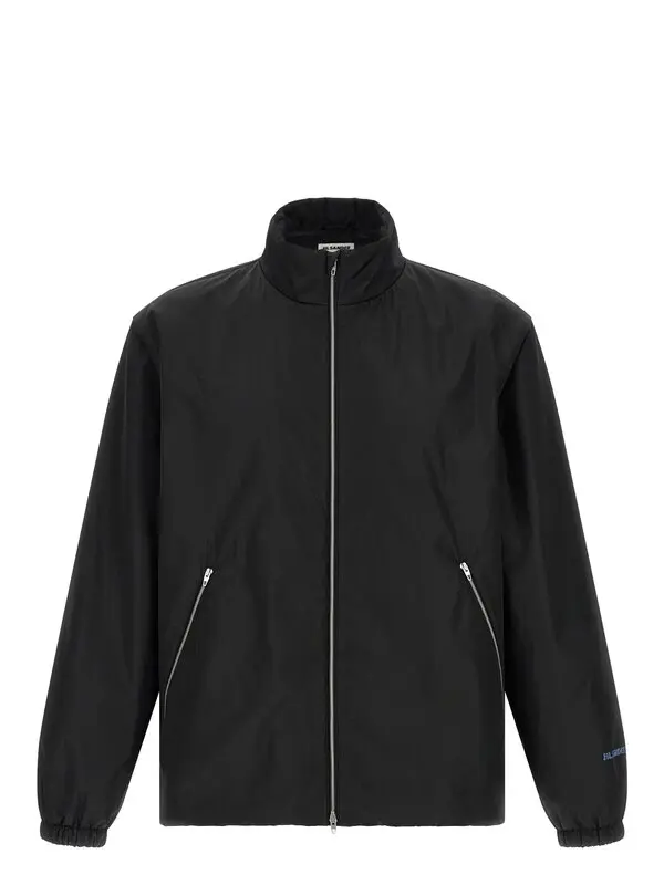 JIL SANDER 145" Technical Taffeta Blouson - Black