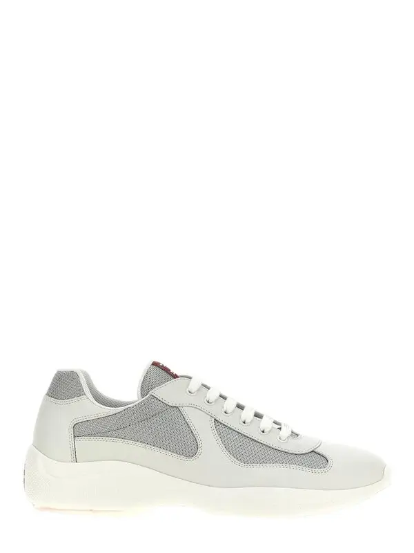 Prada Calf Leather Sneakers - White
