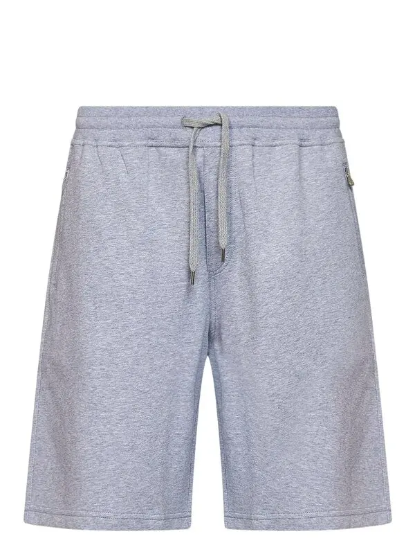 Brunello Cucinelli Techno Cotton Fleece Bermuda Shorts - Multicolor