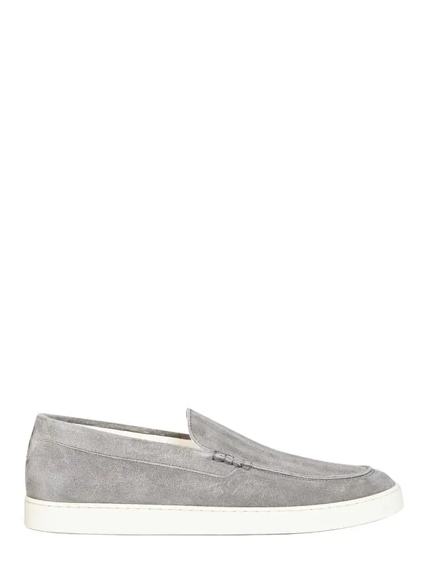 Brunello Cucinelli Suede Chevron Loafer Sneakers - Multicolor
