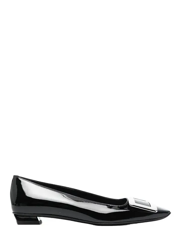 ROGER VIVIER Belle Vivier Patent Leather Ballet Flats - Multicolor