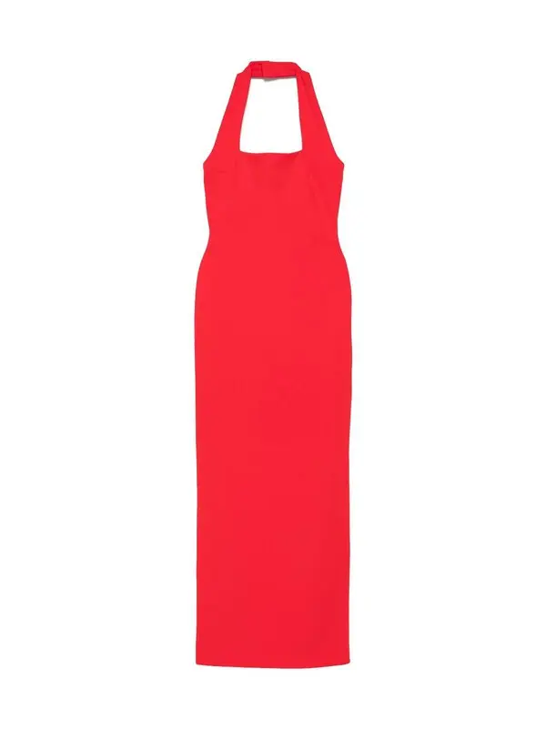 Solace London Halterneck Maxi Dress - Multicolor