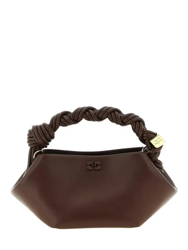 GANNI Bou Mini Handbag - Brown