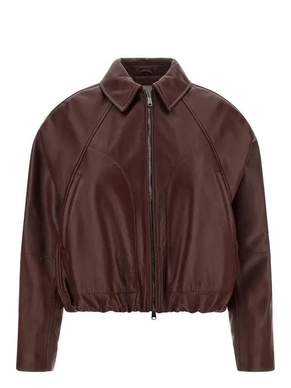 Brunello Cucinelli Nappa Leather Jacket - Multicolor