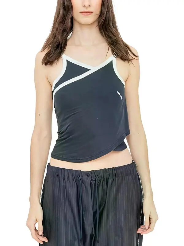 FAÇON JACMIN Timothée Crossover Tank Top - Blue