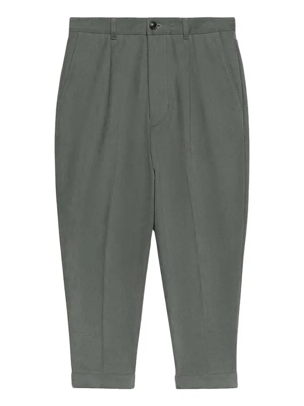 Ami Tailored Trousers With Belt Loops - Black