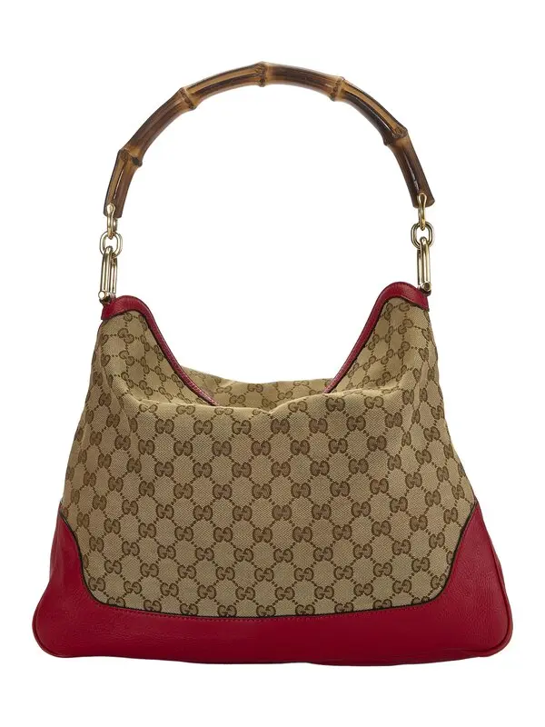 Gucci Diana Bamboo Hobo - Red