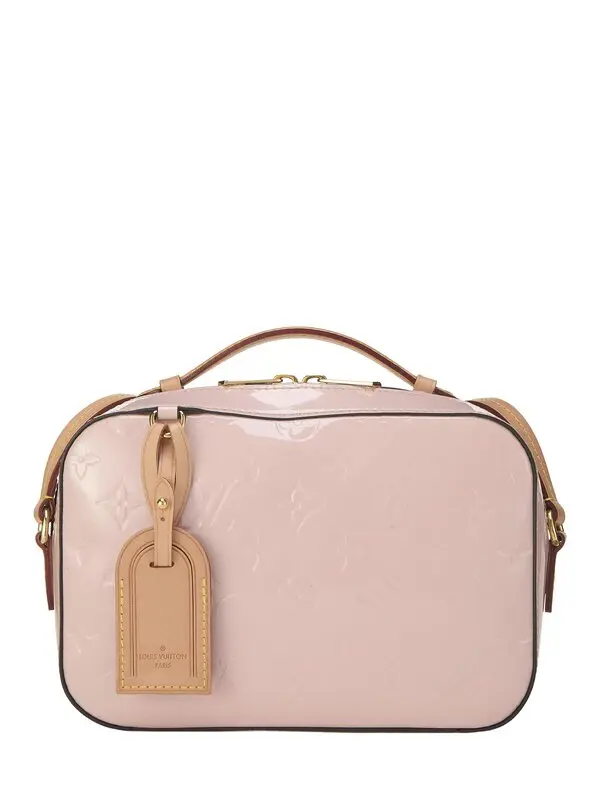 LOUIS VUITTON Monogram Vernis Santa Monica Nm Bag - Pink