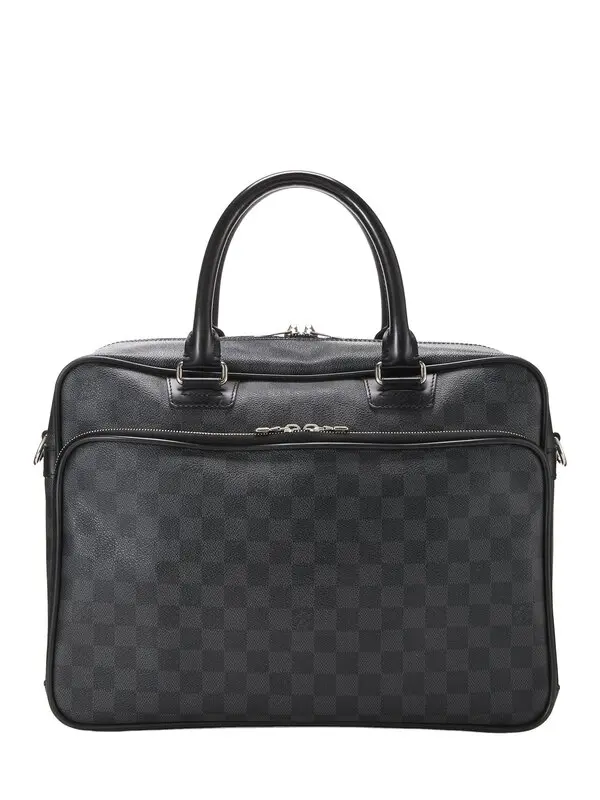 LOUIS VUITTON Damier Graphite Icare Briefcase - Grey