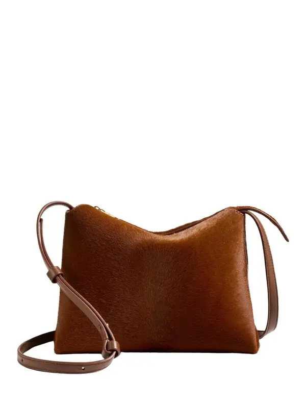 Khaite Lina Crossbody Bag - Rust-colored
