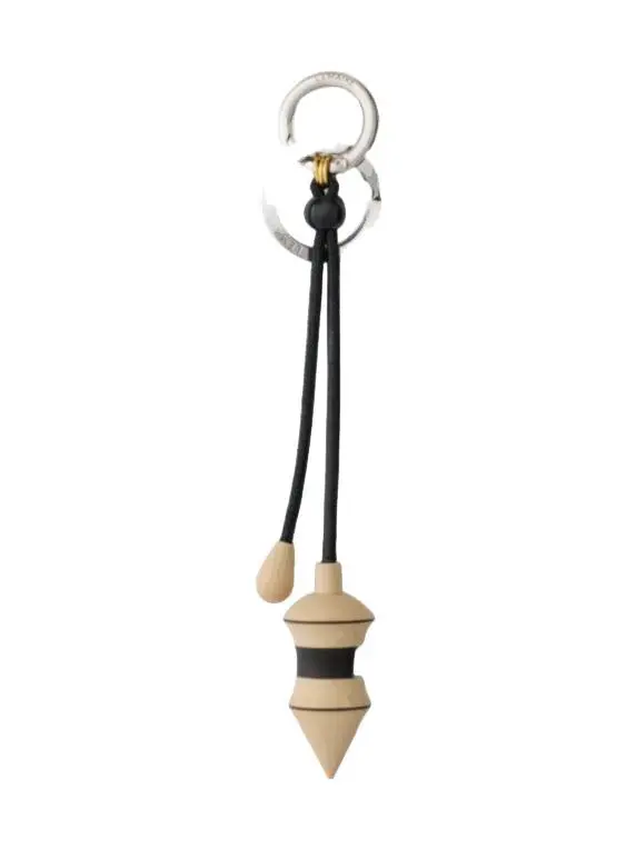 LEMAIRE Striped Pendulum Bag Charm Keyring - Multicolor