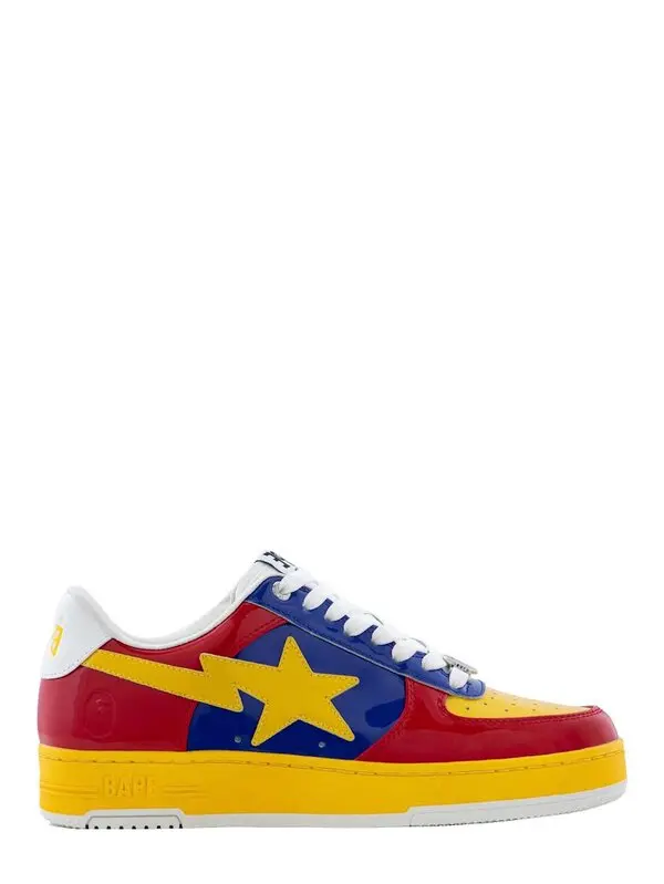 A BATHING APE Sta #6 Patent - Red