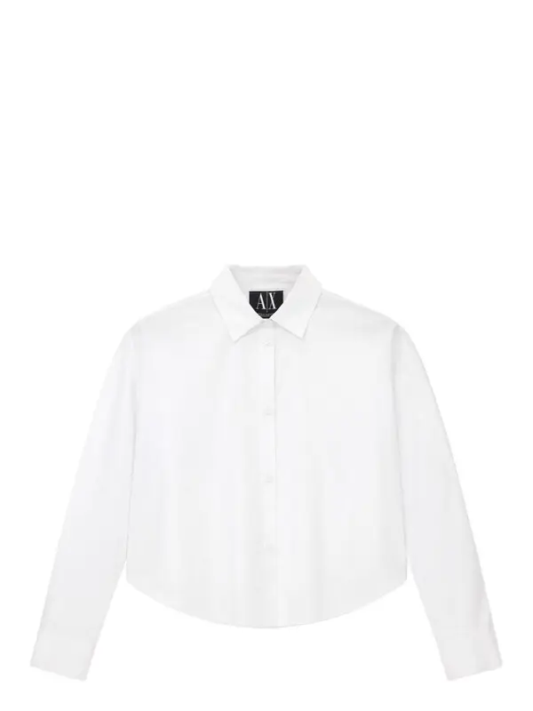 Armani Exchange Embroidered Shirt - White