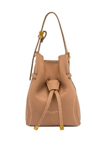 GIANNI CHIARINI Sienna Small Bucket Bag - Clay