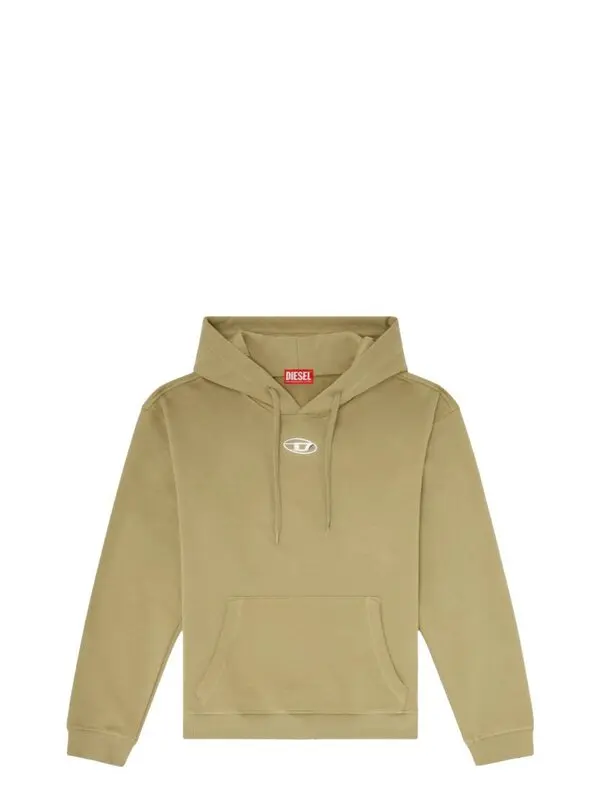 DIESEL® Oval D Hoodie - Olive Green