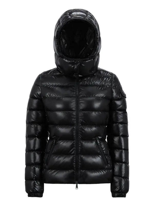 Moncler Bady Zip-up Padded Jacket With Detachable Hood - Black