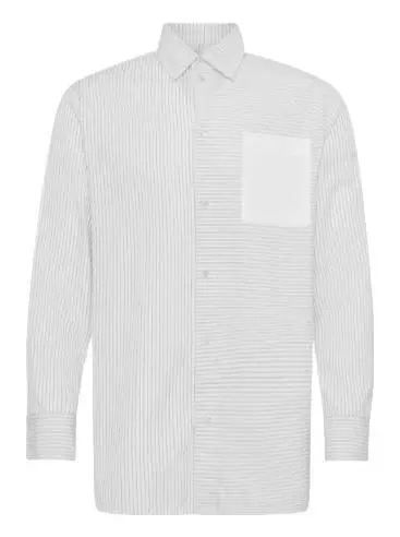 J.W.ANDERSON Patch-pocket Shirt - Gray/white
