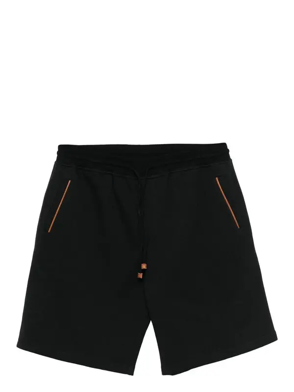 Brunello Cucinelli Drawstring Bermuda Shorts - Black