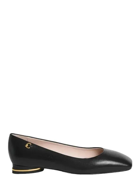 COCCINELLE Logo Plaque Flat - Black