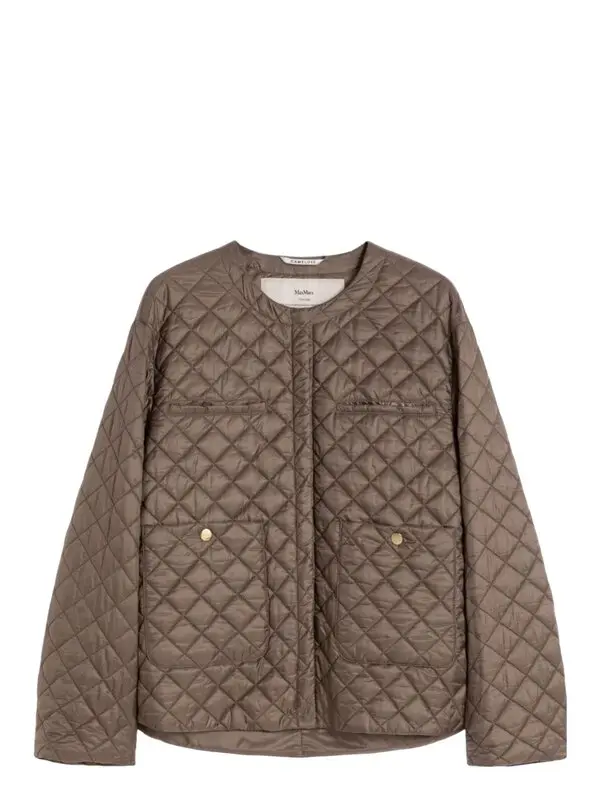 Max Mara Quilted Jacket - Hazelnut Brown