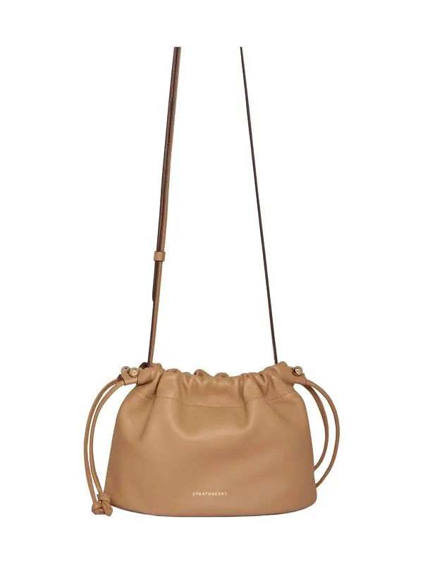 Strathberry Charlotte Drawstring Bucket Bag - Neutral