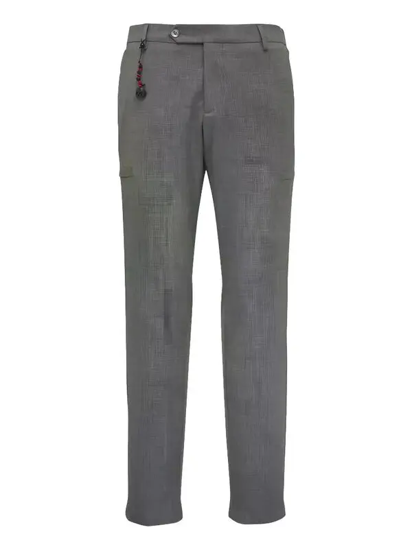Marco Pescarolo Crepe Tailored Trousers - Grey