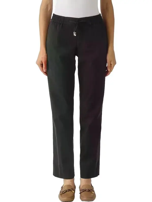 PT TORINO Drawstring Waist Trousers - Black